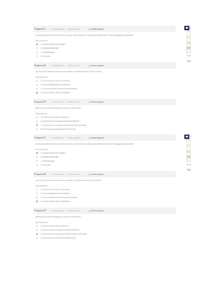 SERCOP PREGUNTAS3 | PDF