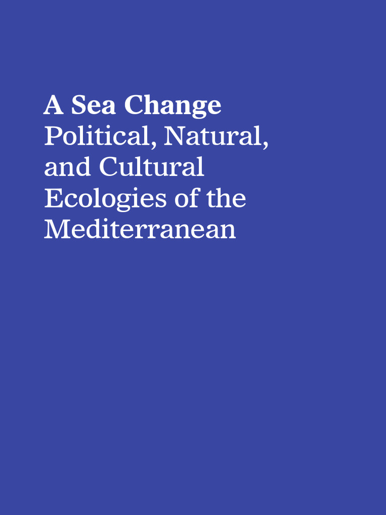 A Sea Change Meditarranean | PDF | Greenhouse Effect | Climate Change