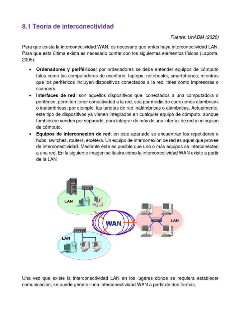 8.1 Teoria de Interconectividad | Descargar gratis PDF | Red privada ...
