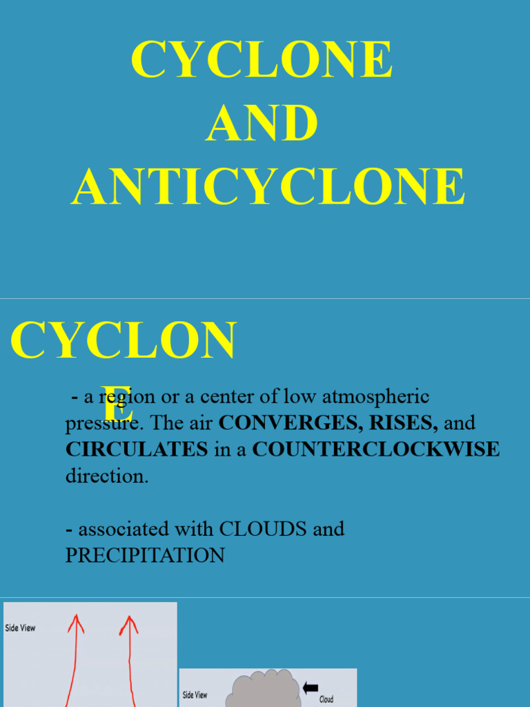 Cyclone and Anticyclone | PDF