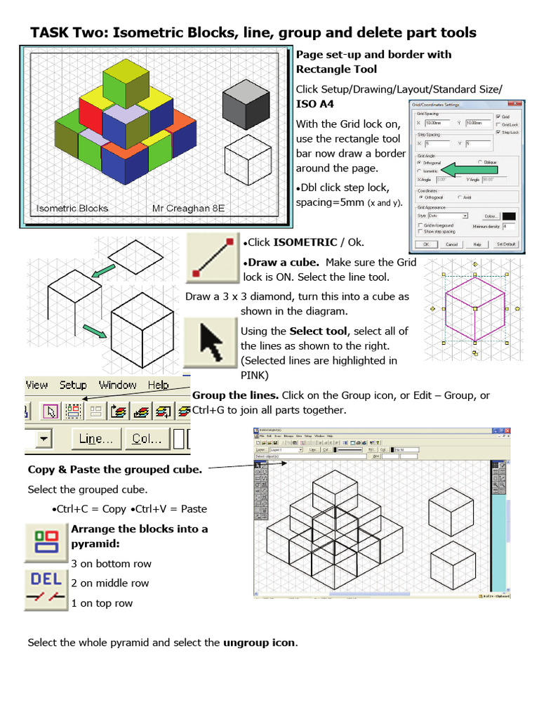 Task 2 Isometric Pyramid 5 22 | PDF