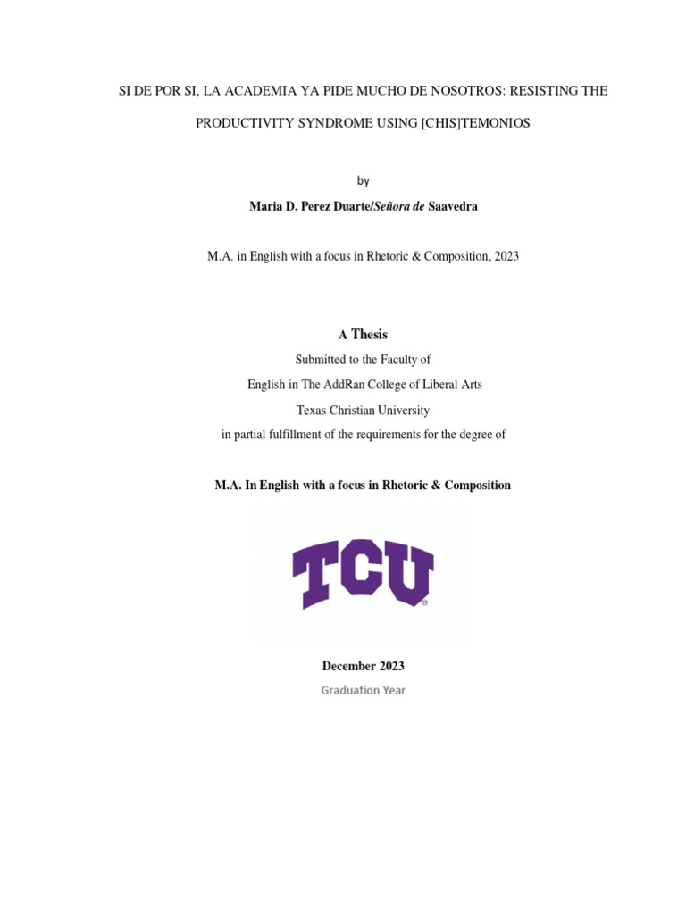 Weird Thesis Work | PDF