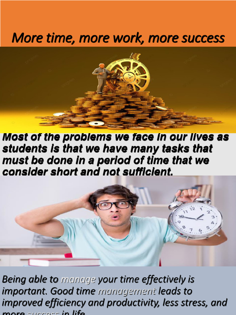 More-time_-more-work_more-success | PDF | Time Management ...