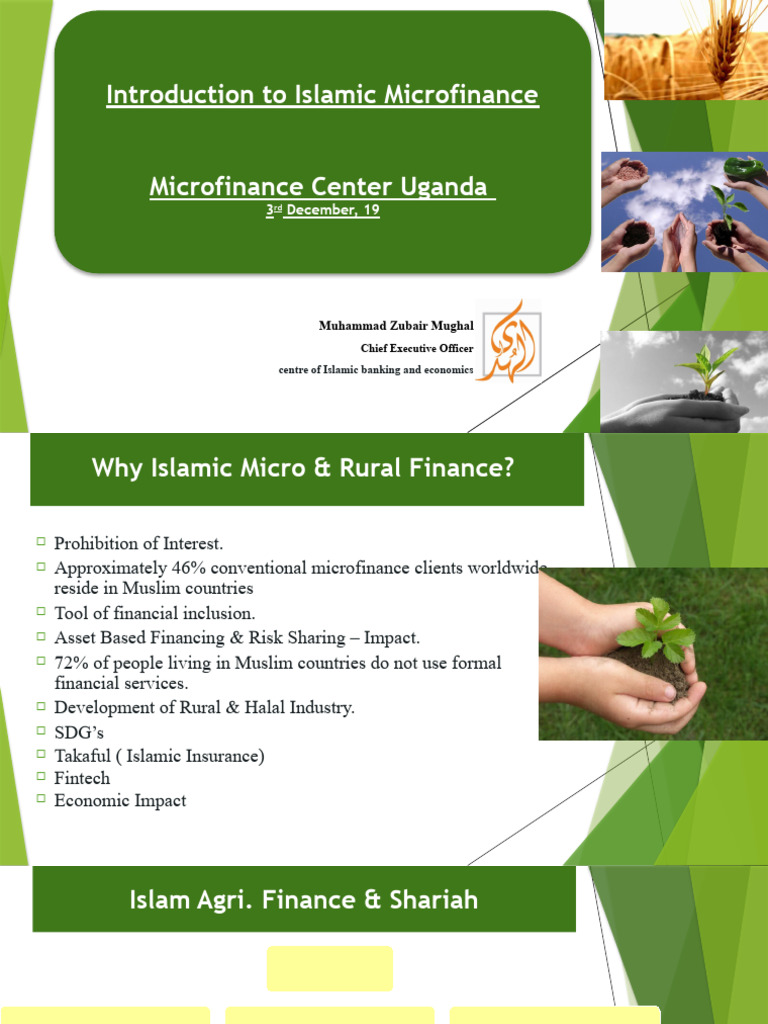 Introduction To Islamic Microfinance | PDF | Islamic Banking And Finance | Agriculture