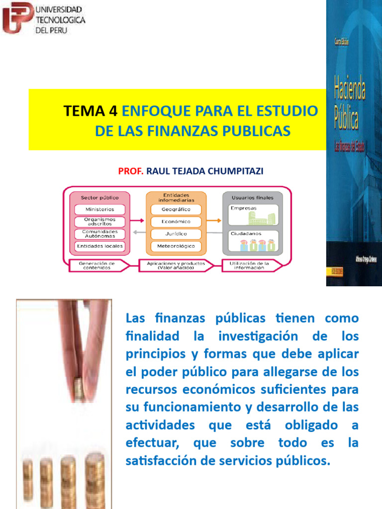 Tema 4 Enfoque para El Estudio de Las Finanzas Publicas | PDF | Estado (política) | Finanza pública