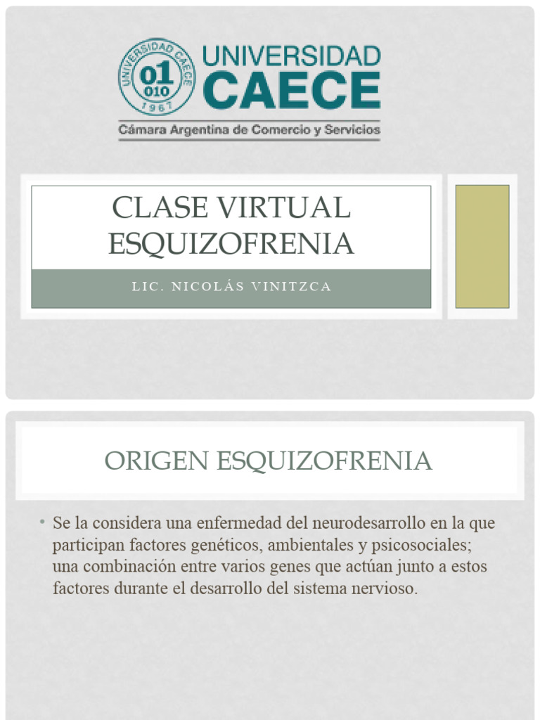 Esquizofrenia Completo | PDF | Esquizofrenia | Ciencias del comportamiento