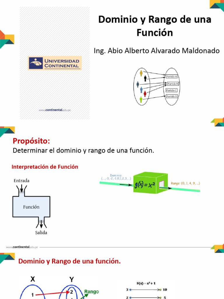Dominio y Rango | PDF
