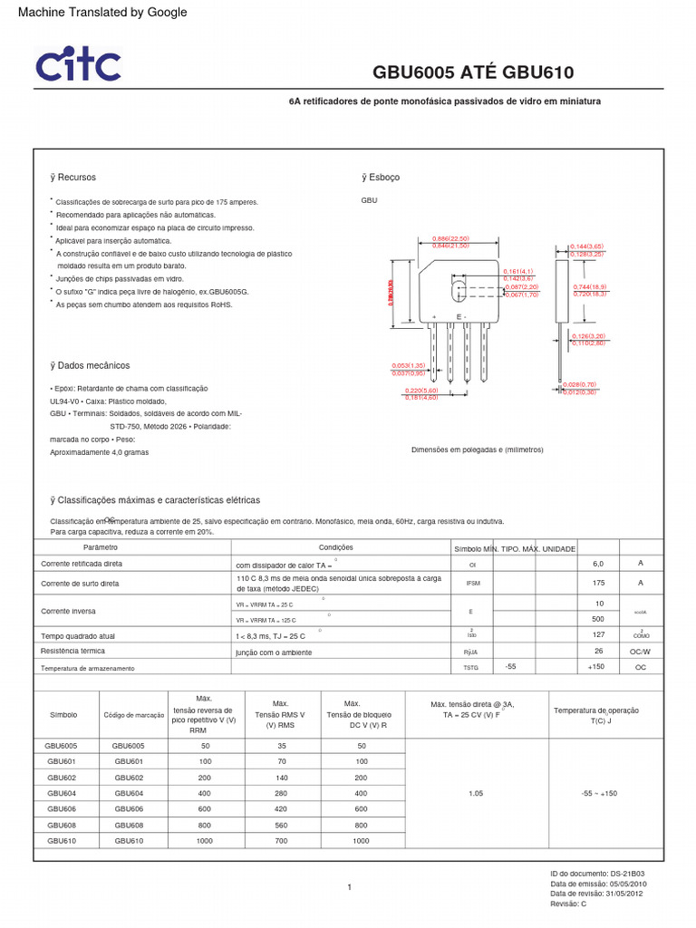 Gbu608 PT BR | PDF | Ciências Físicas | Materiais