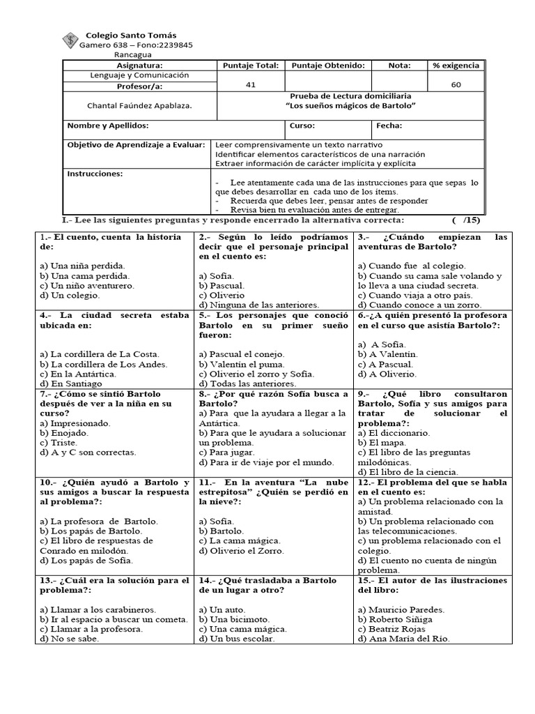 Los Sueños Mágicos De Bartolo Pdf