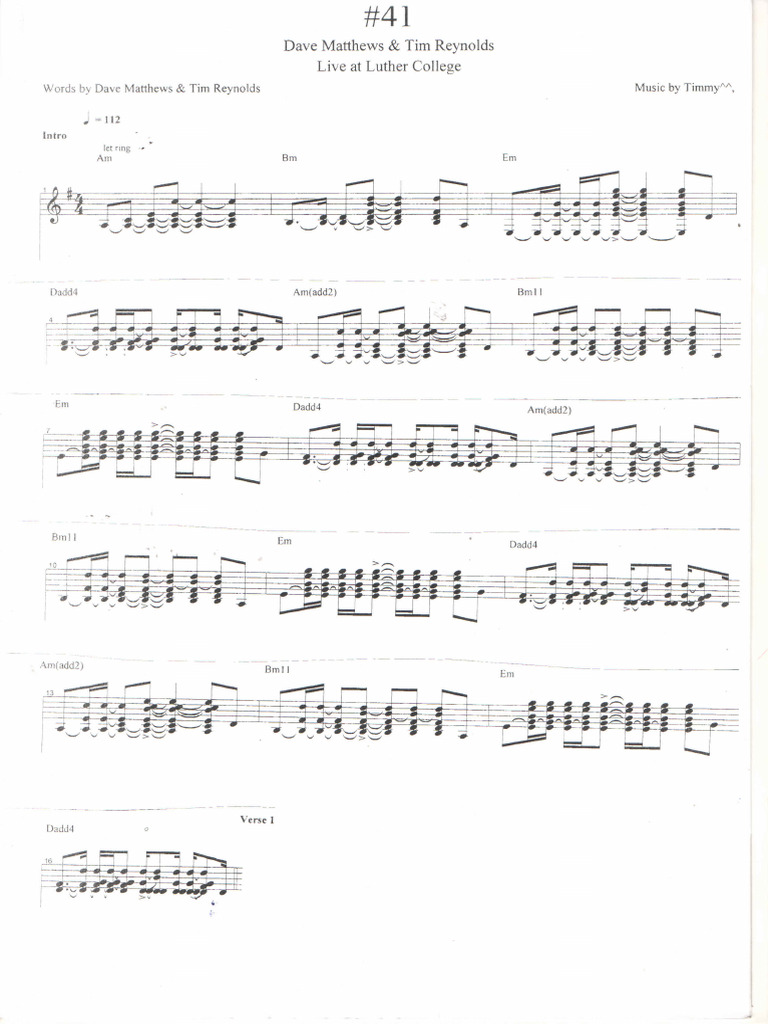 #41 - Number 41 Dave Matthews Band | PDF