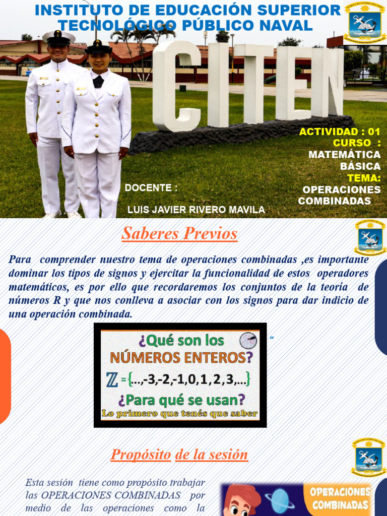 Citen-Operaciones Combinadas | PDF | Sustracción | División (Matemáticas)