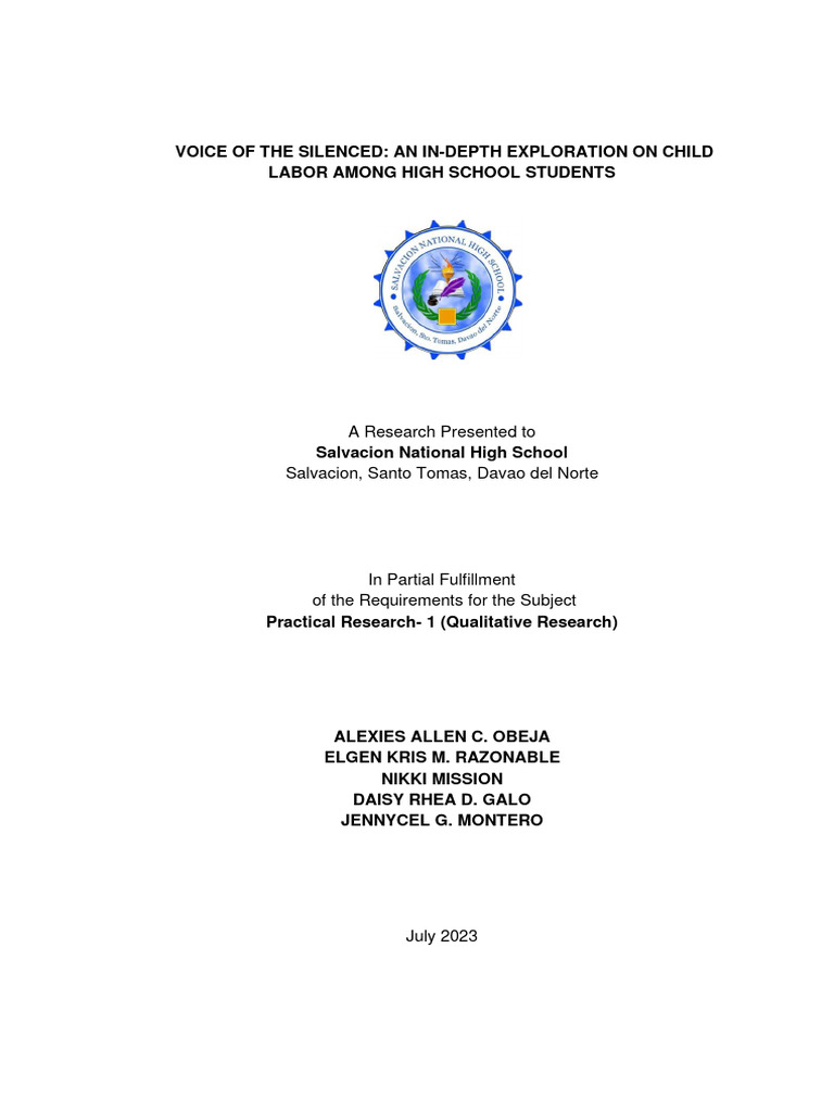 QUALITATIVE-RESEARCH-SAMPLE-1 | Download Free PDF | Qualitative ...