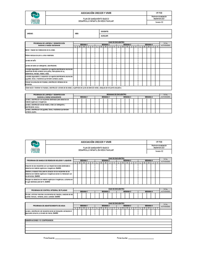 Plan de Saneamiento Basico | PDF | Residuos | Saneamiento