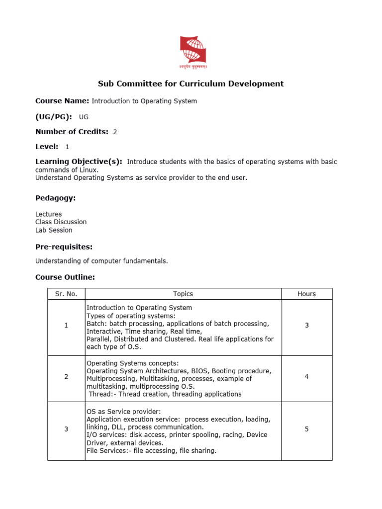 106-T3213-Introduction To Operating System | PDF | Operating System ... 106-T3213-Introduction To Operating System | PDF | Operating System ...