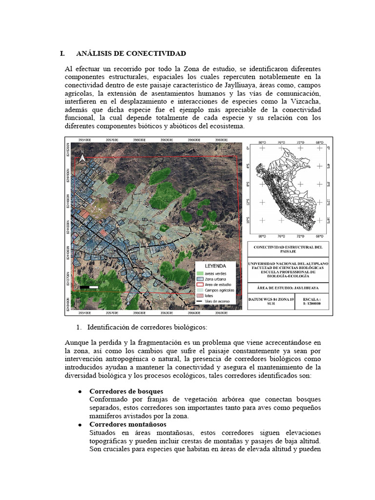 Análisis de conectividad | PDF | Los bosques | Restauracion Ecologia