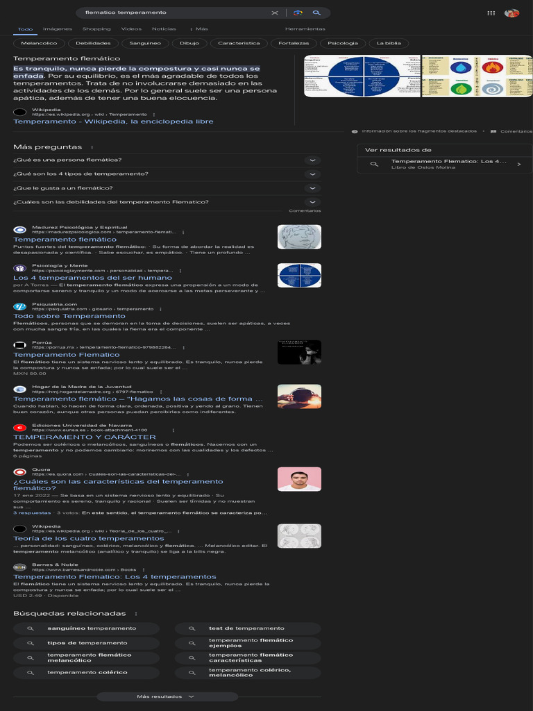 Searchq Flematico+temperamento&ie UTF 8&oe UTF 8&hl Es Co&client Safari | PDF | Temperamento ...