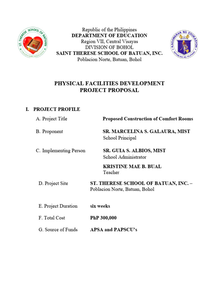Project Proposal | PDF | Public Toilet | Schools