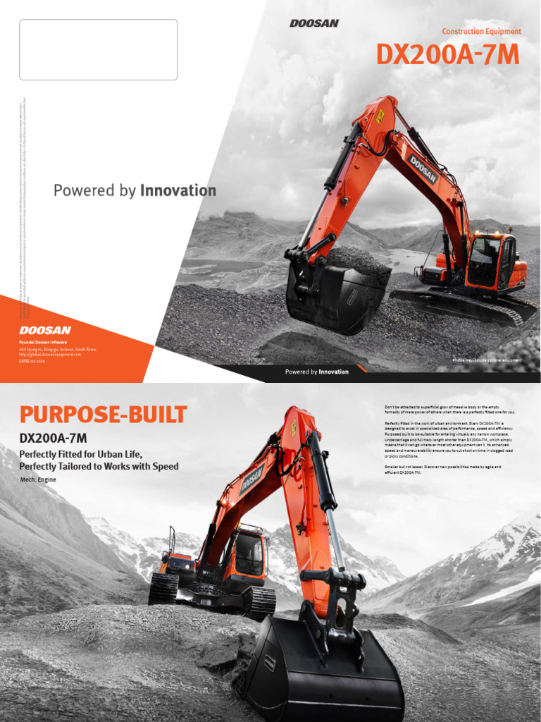 Dx200a 7m en Asiapacific Compressed (4ba) | PDF | Horsepower | Pump