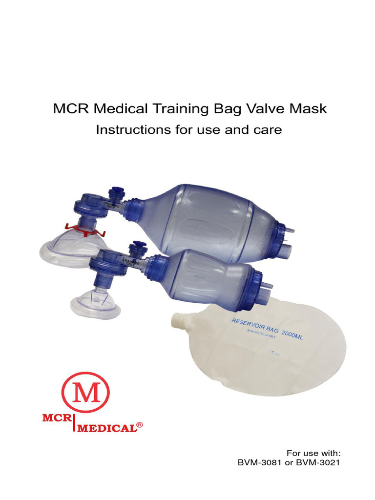 Bag Valve Mask Manual | Download Free PDF | Cardiopulmonary ...