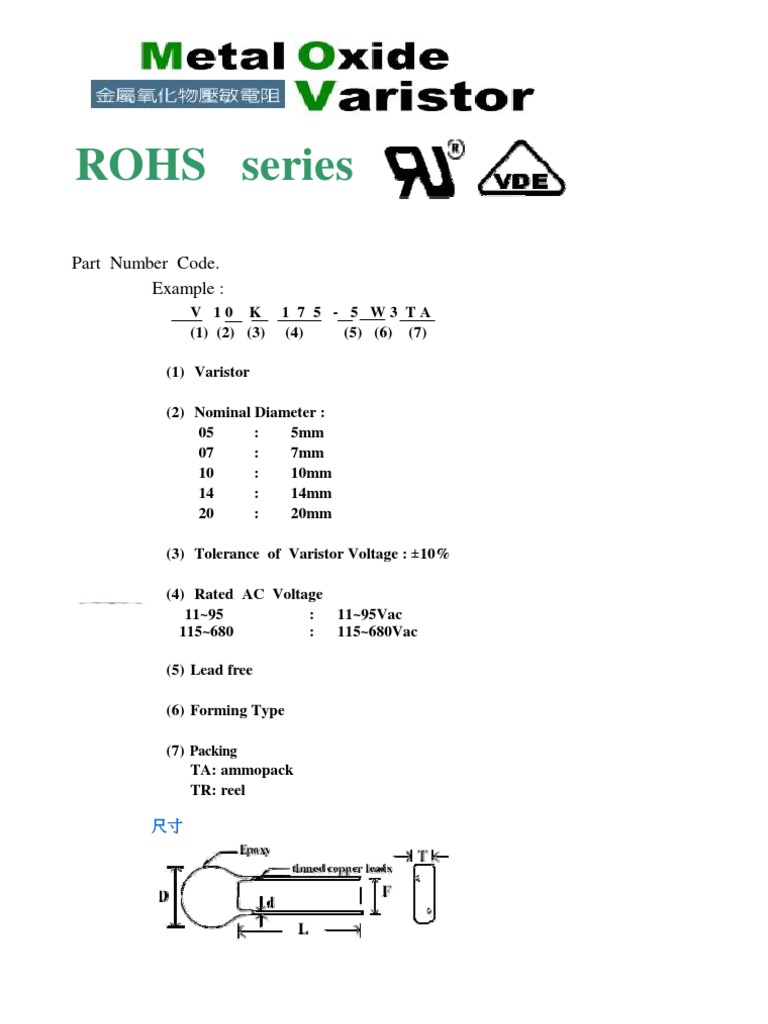 VDR | PDF | Electrical Engineering | Electrical Equipment