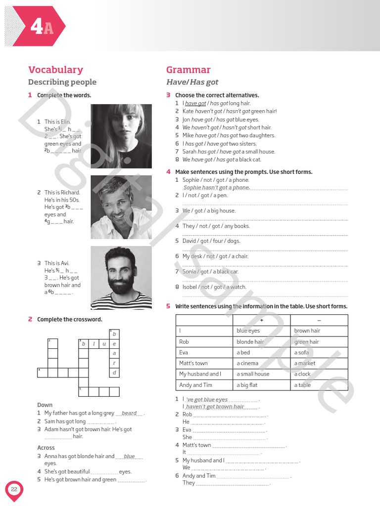 Roadmap A1 U4 - Workbook | PDF | Punctuation | Language Mechanics