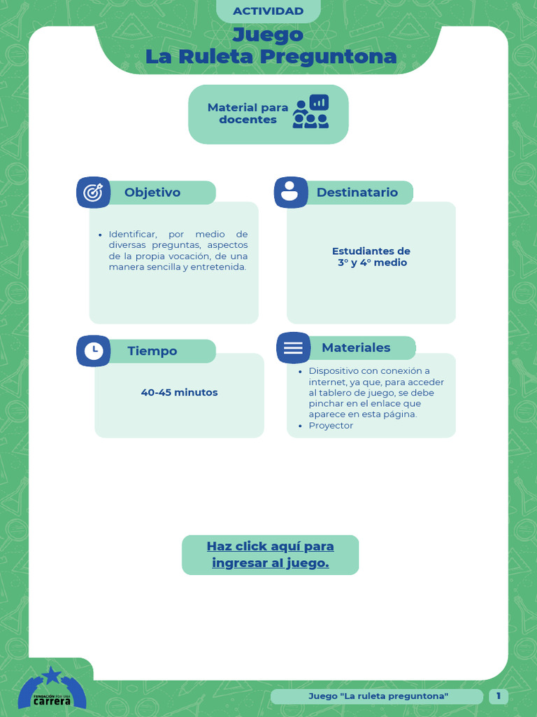 Juego La Ruleta Preguntona | PDF | Crecimiento personal y profesional ...