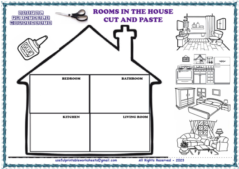341 - Rooms - Cut and Paste | PDF | Computers