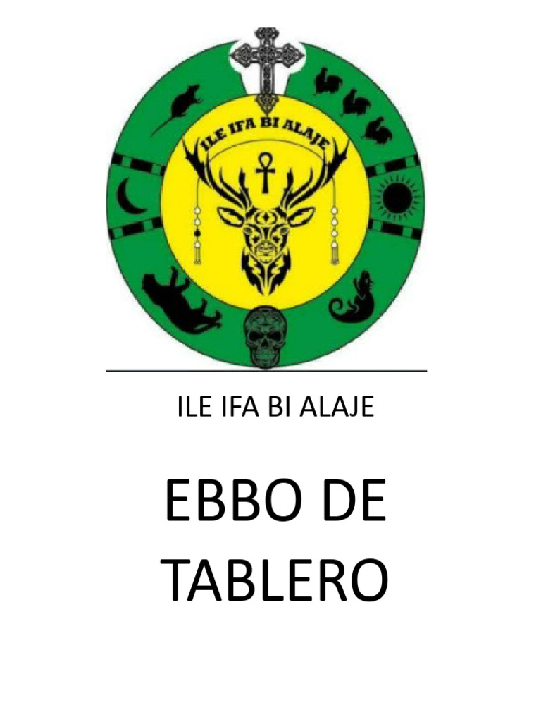 Ebbo de Tablero Ifa | PDF | Religión étnica | Deidades