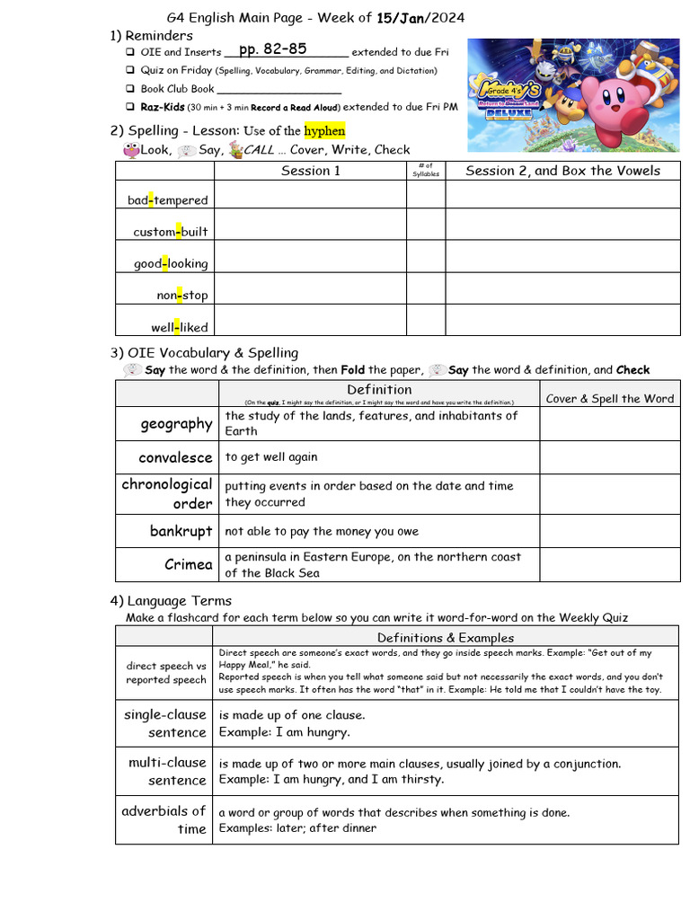 G4T303 Eng Main Page | PDF | English Language | Word