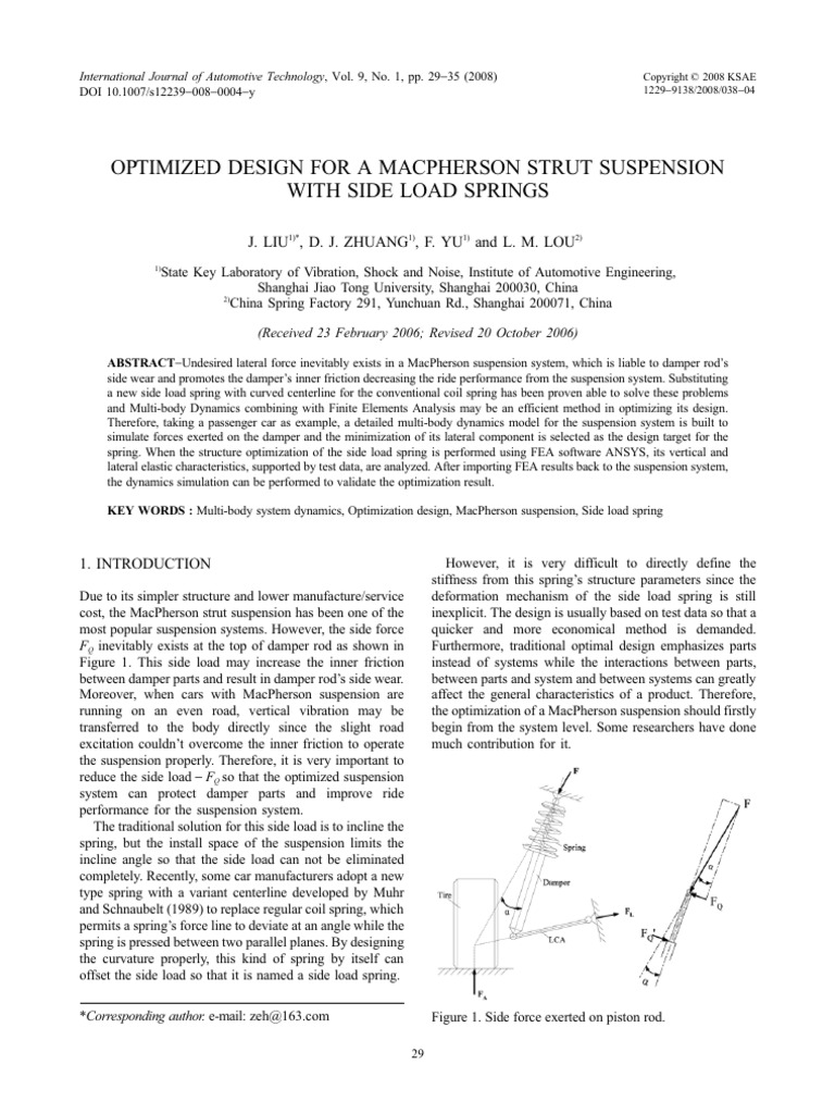 s12239-008-0004-y | PDF | Force | Finite Element Method