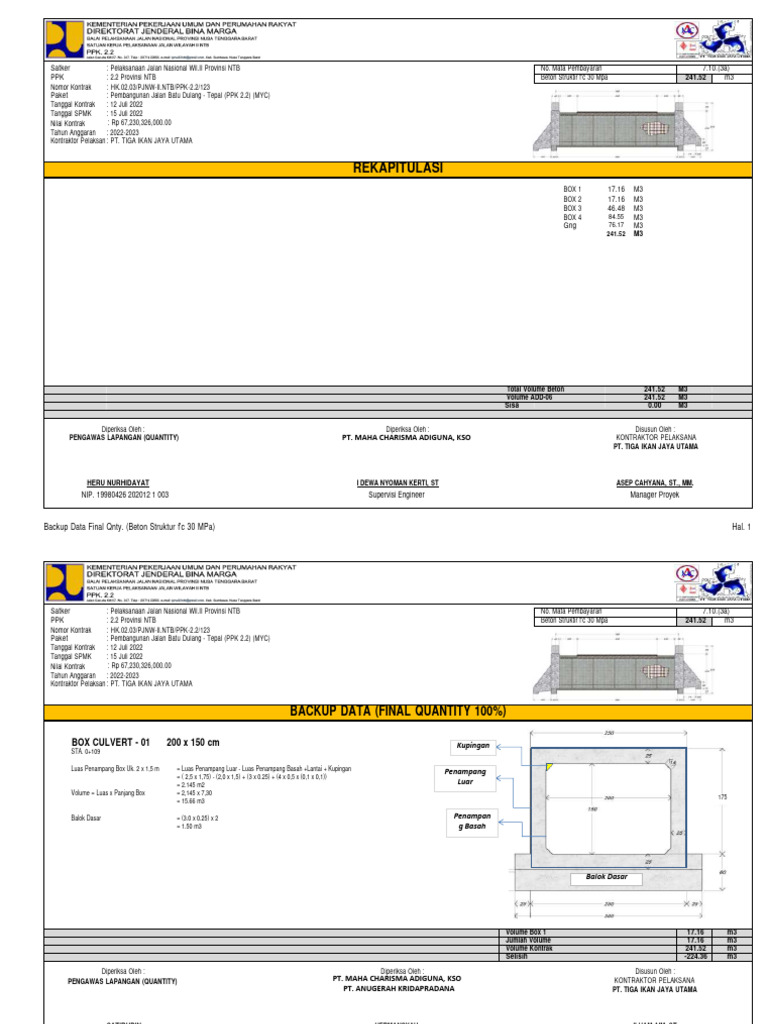 7.1 (5a) Beton Struktur F'C 30 MPa (BlankFIN) | PDF