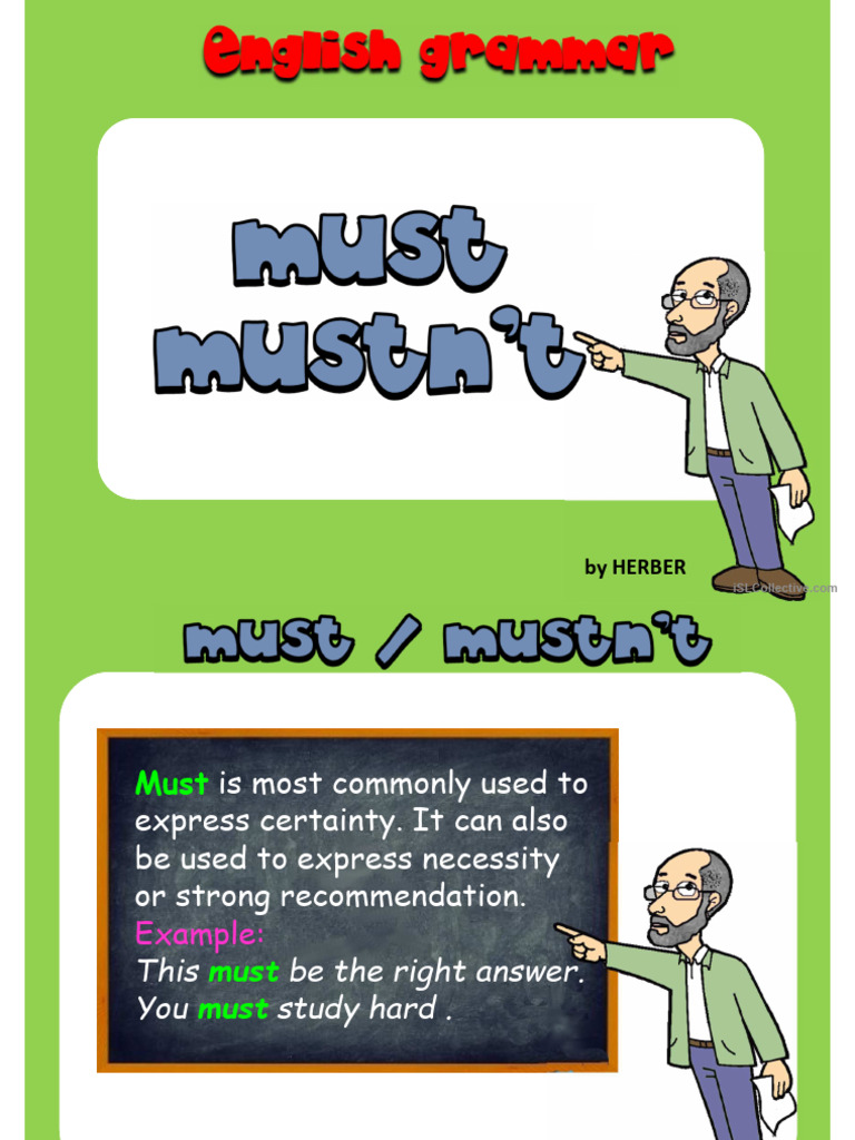 MUST _ MUSTN'T PPT | PDF