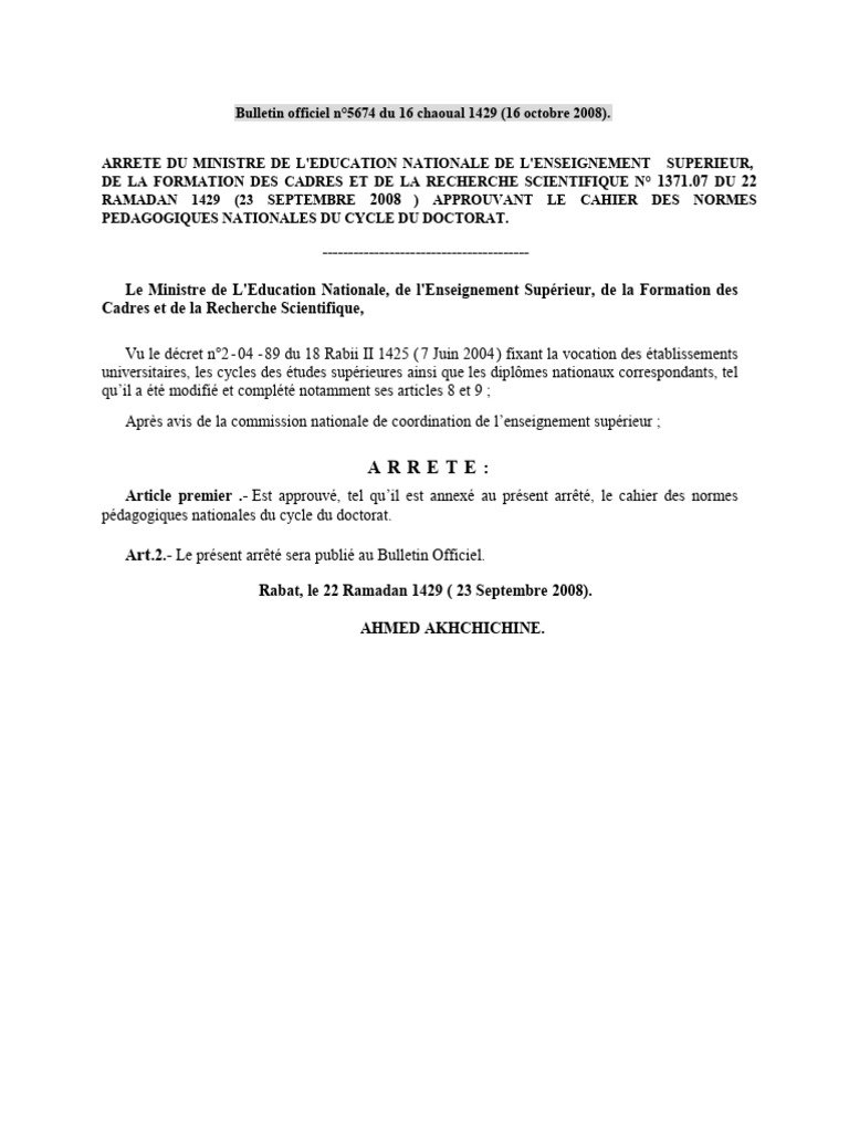 CNPN Doctorat FR | PDF