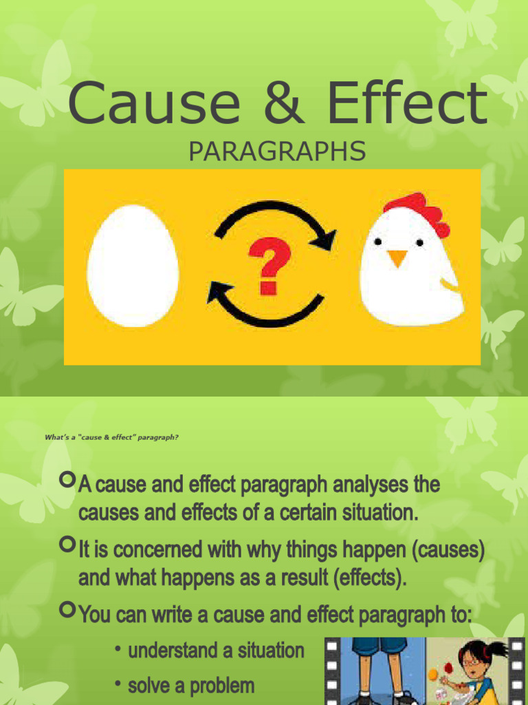 Cause & Effect Paragraphs | Download Free PDF | Anorexia Nervosa | Eating Disorder