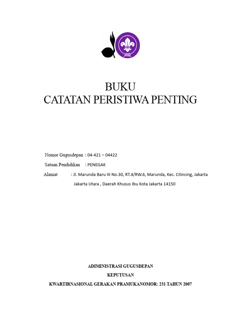 Catatan Penting Ambalan | PDF