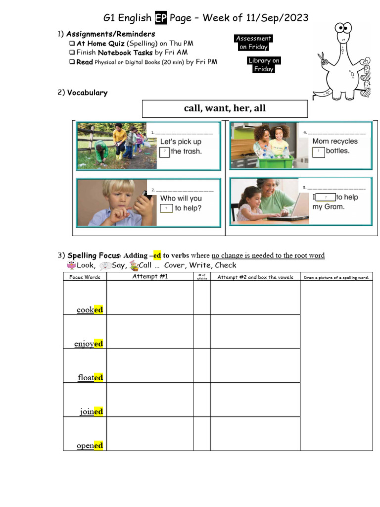 G1T106 Eng EP Main Page | PDF | Language Arts & Discipline