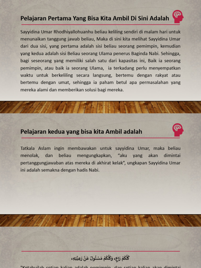 Pelajaran Pertama Yang Bisa Kita Ambil Di Sini | PDF