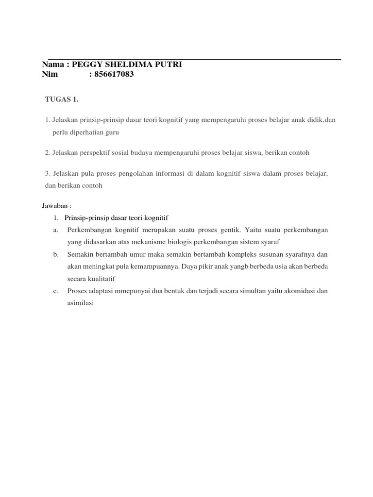 Perkembangan Peserta Didik | PDF | Karier & Perkembangan | Kesehatan Holistik