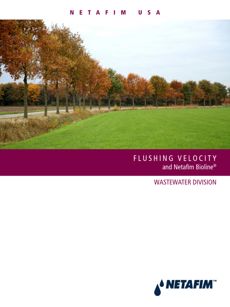 Flushing Velocity | PDF | Fluid Dynamics | Reynolds Number