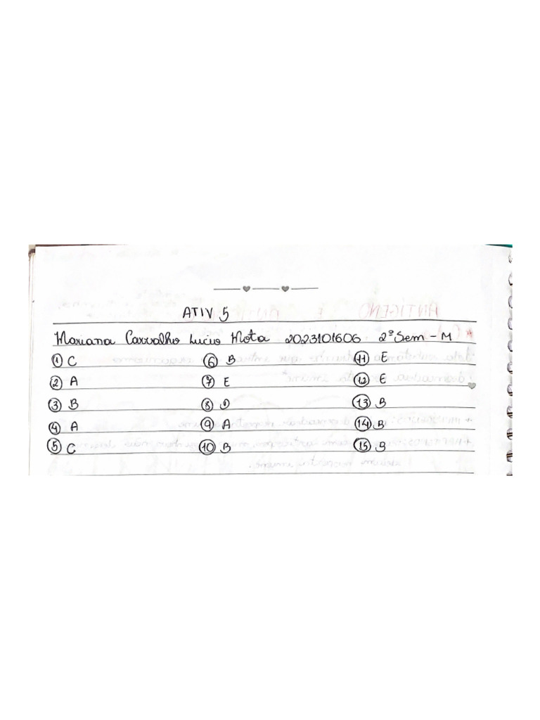 Ativ 5 - Fisiopato | PDF