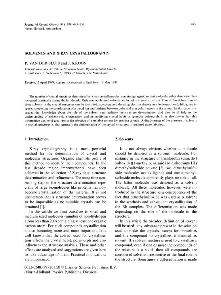 Cgrowth Tut3 | PDF | Solvent | Crystallization