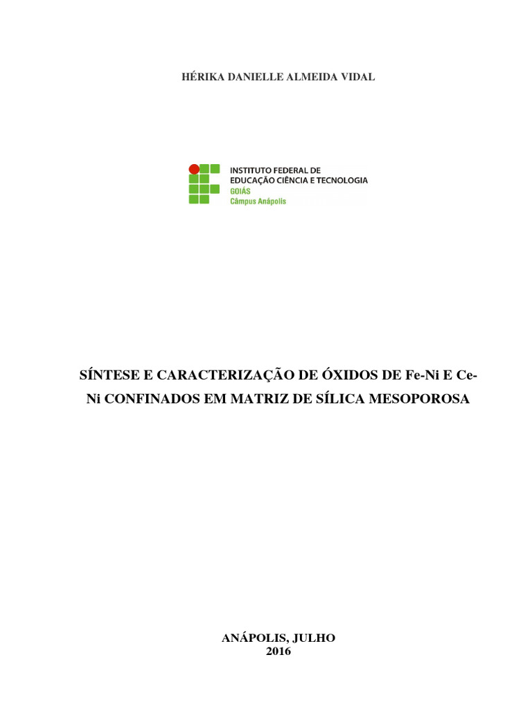 TCC - Hérika Danielle Almeida Vidal | PDF | Magnetismo | Spin (Física)