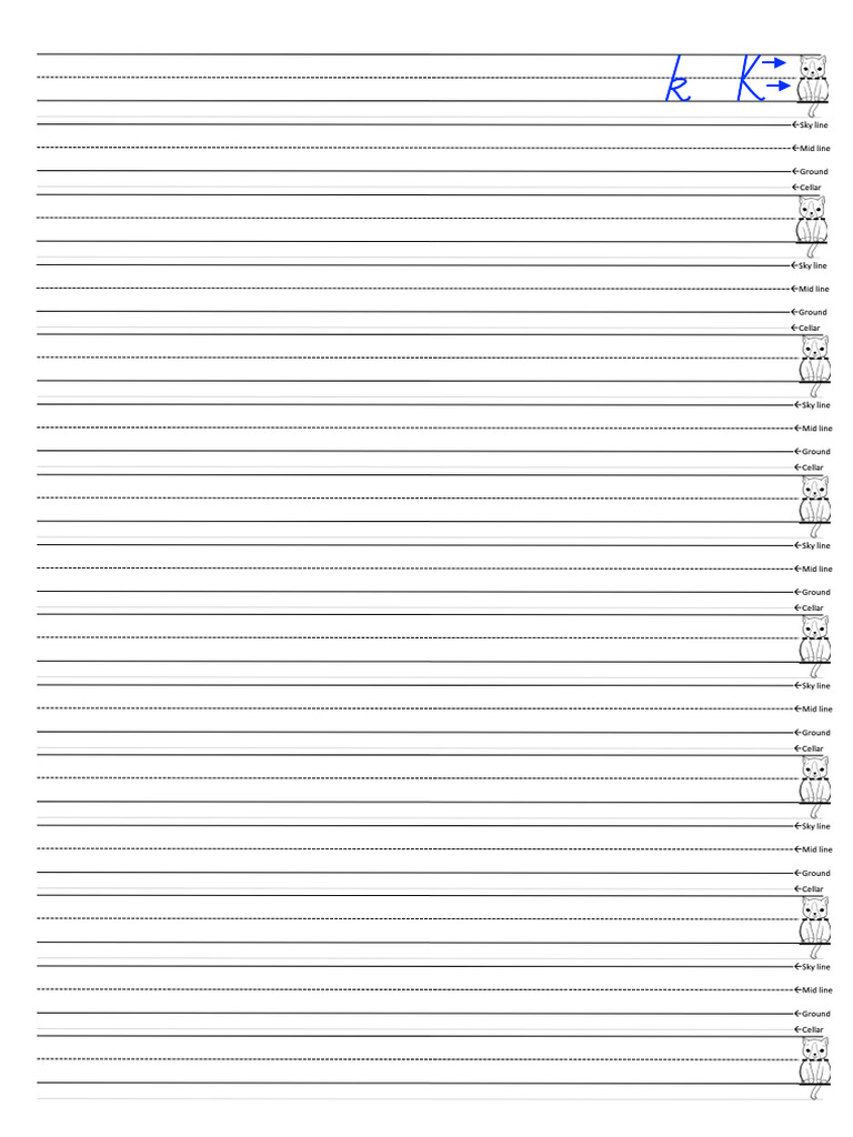 Handwriting Paper and Guide Manu. and Cursive | PDF