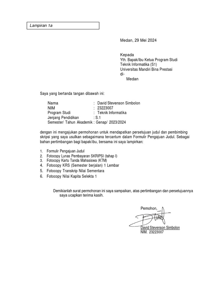 Panduan Skripsi Prodi Ti Umbp 2023 | PDF