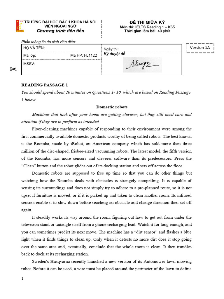 IR1 Midterm K65 Version 1A | PDF | Infants