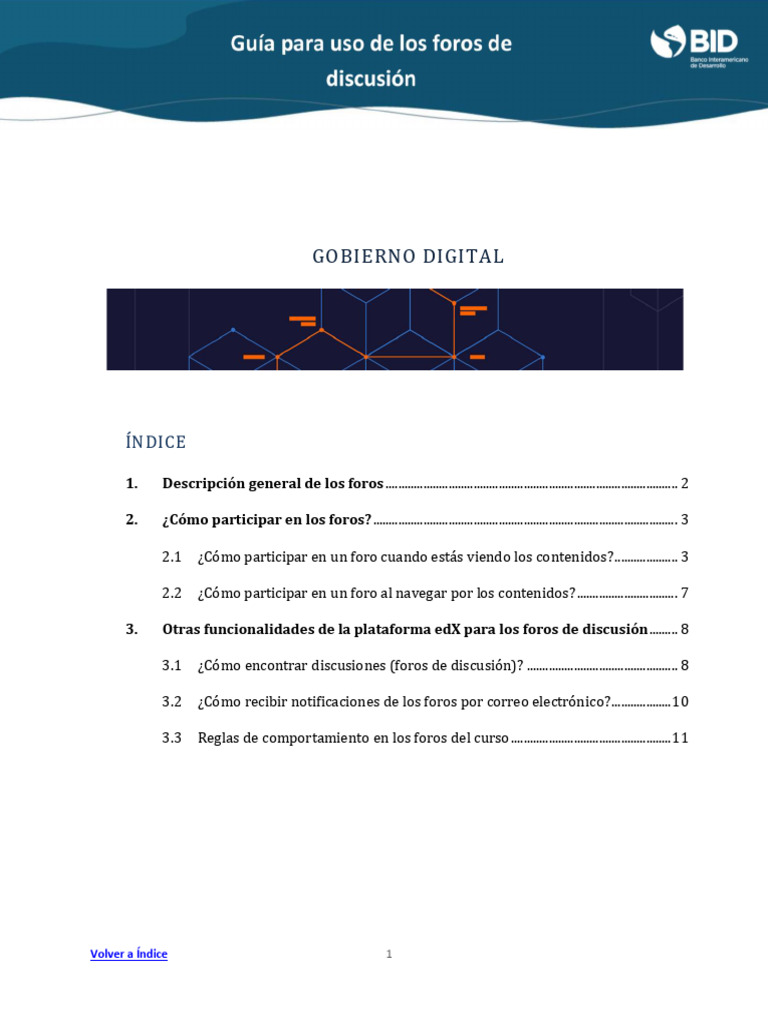 1 3 5 Guia para Uso de Foros | PDF | Foro de Internet | Software