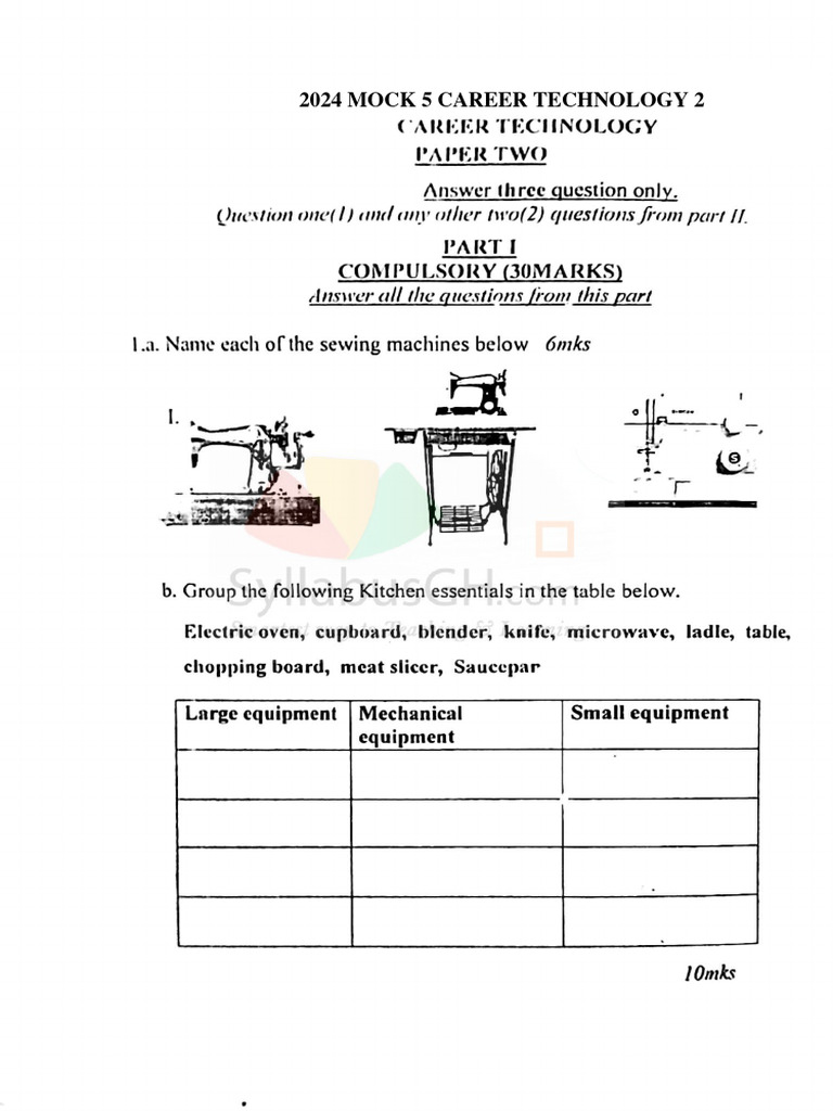 2024 Mock 5 Career Tech 2 | PDF