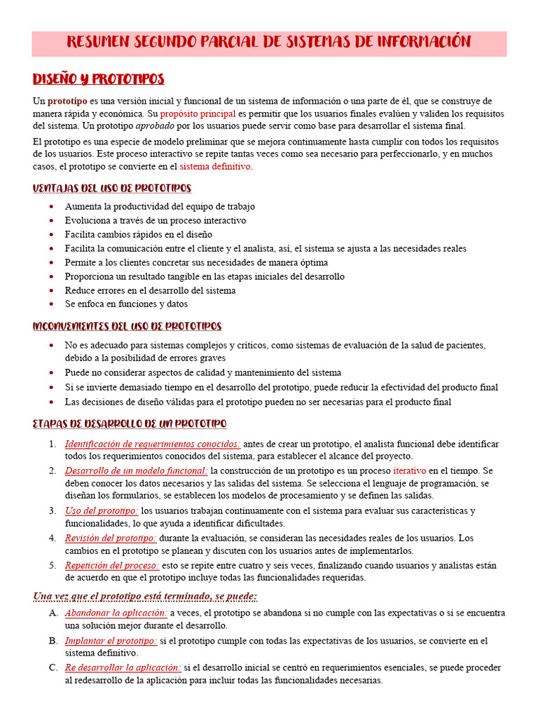 RESUMEN TEORÍA SEGUNDO PARCIAL DE SISTEMAS DE INFORMACIÓN | Descargar gratis PDF | Comercio ...