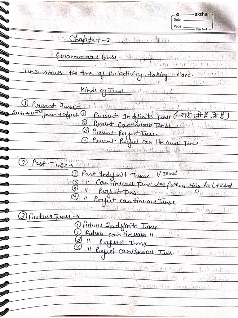 English Grammar Tenses | PDF