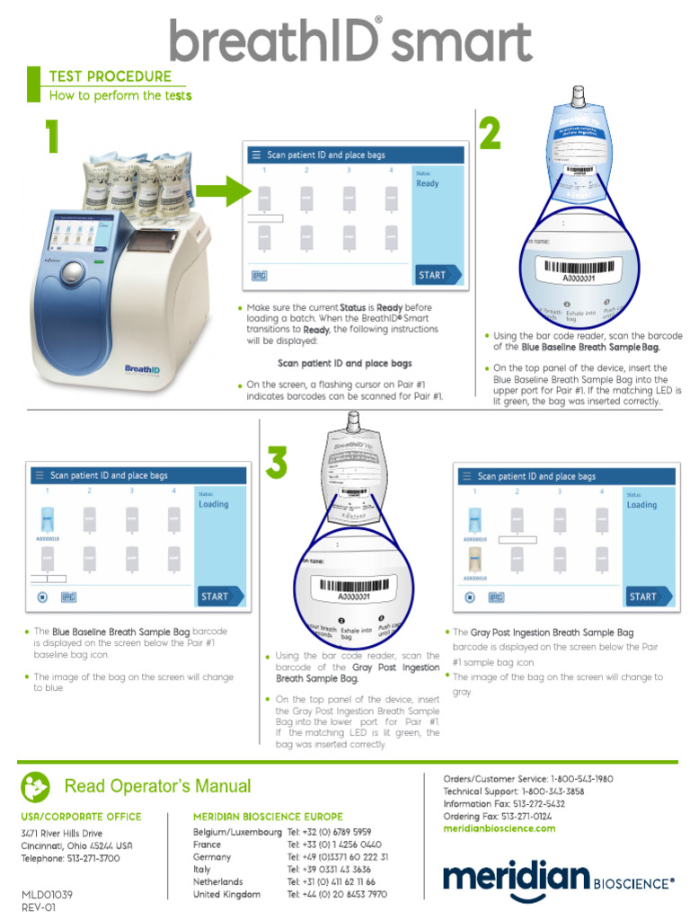 MLD01039-BreathID Smart Quick Reference Guide REV01 | PDF | Barcode ...